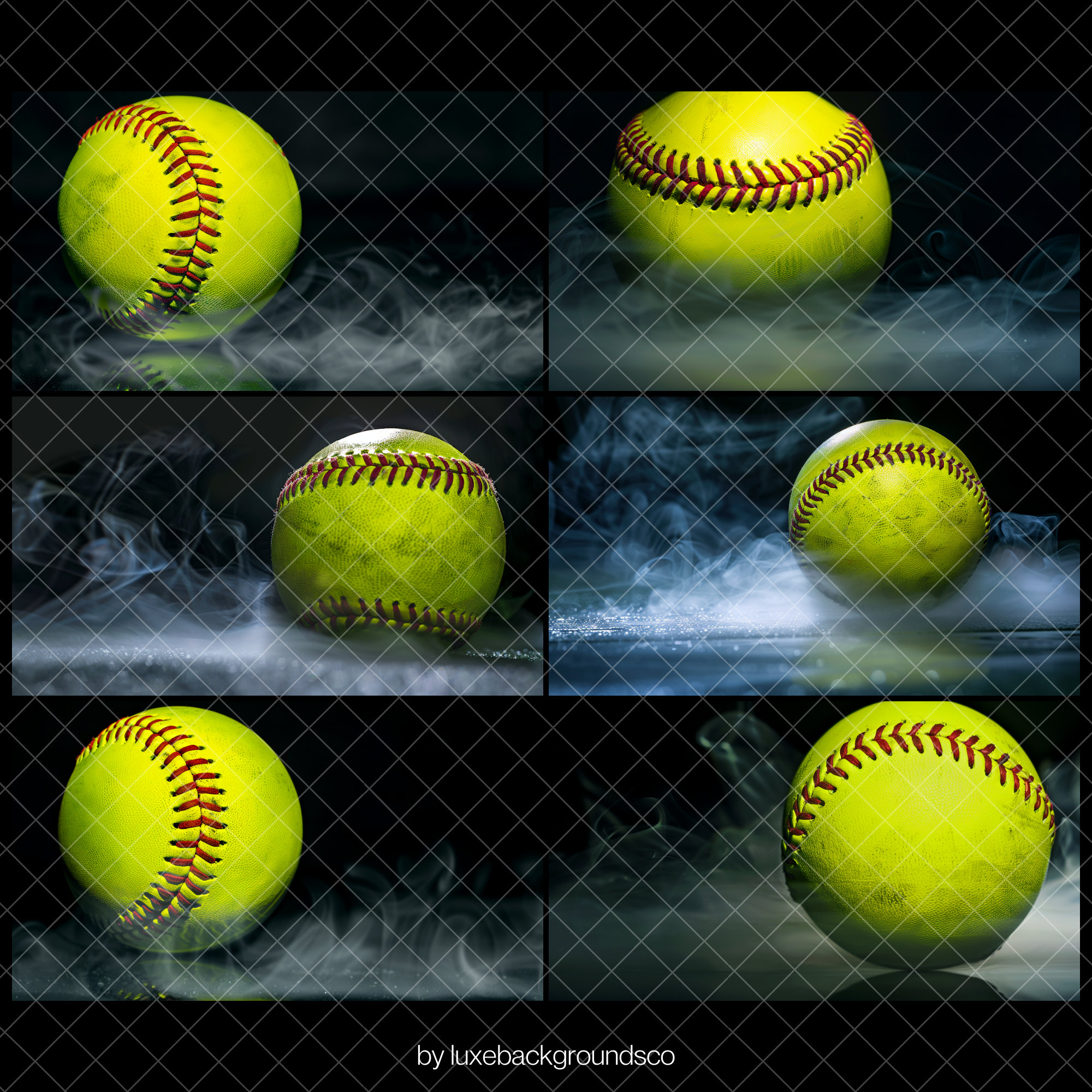 SOFTBALL Commemorative: 55 Softball Themed Backgrounds for DIY Projects ...