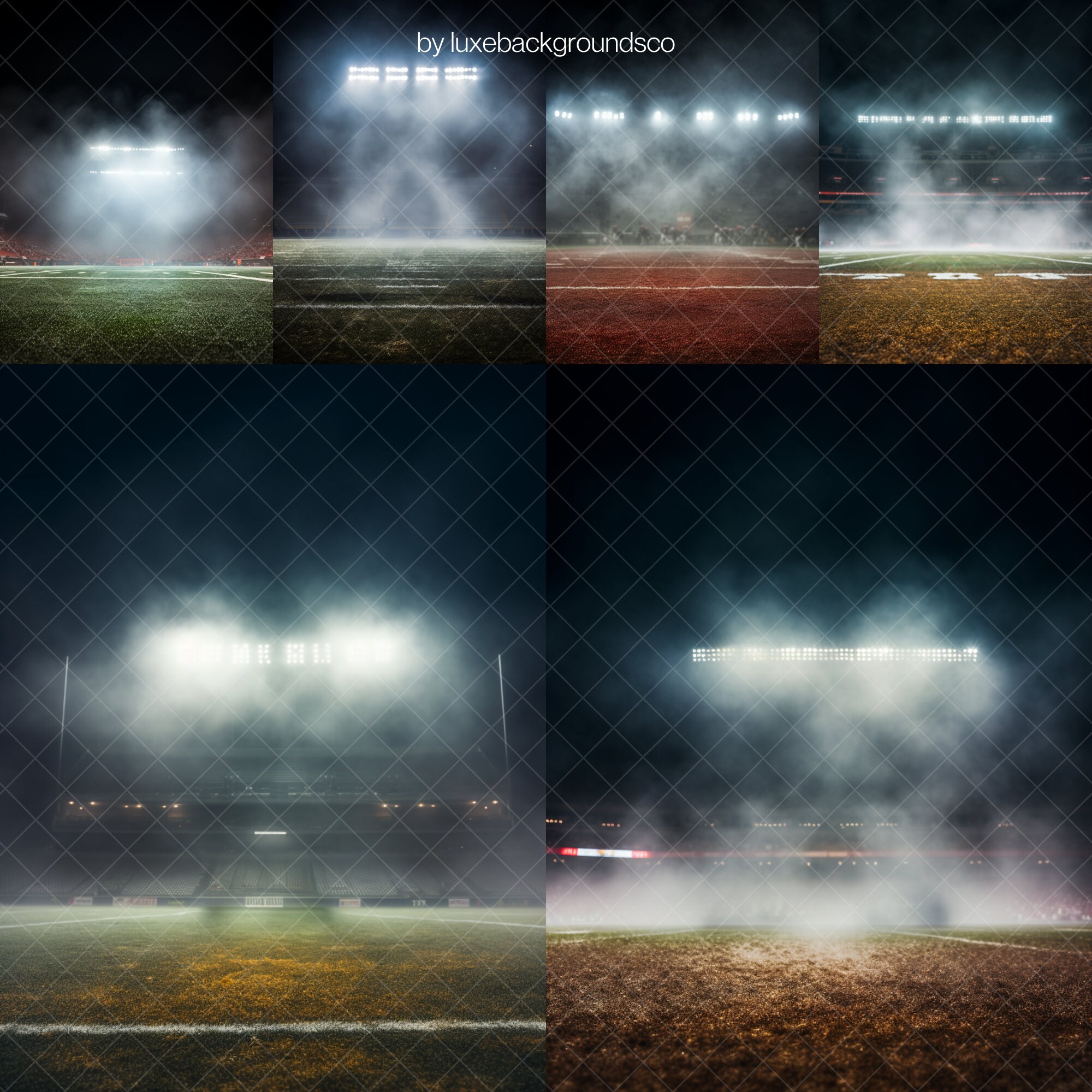 40 American Football Field Backdrop, Football Professional Banner ...