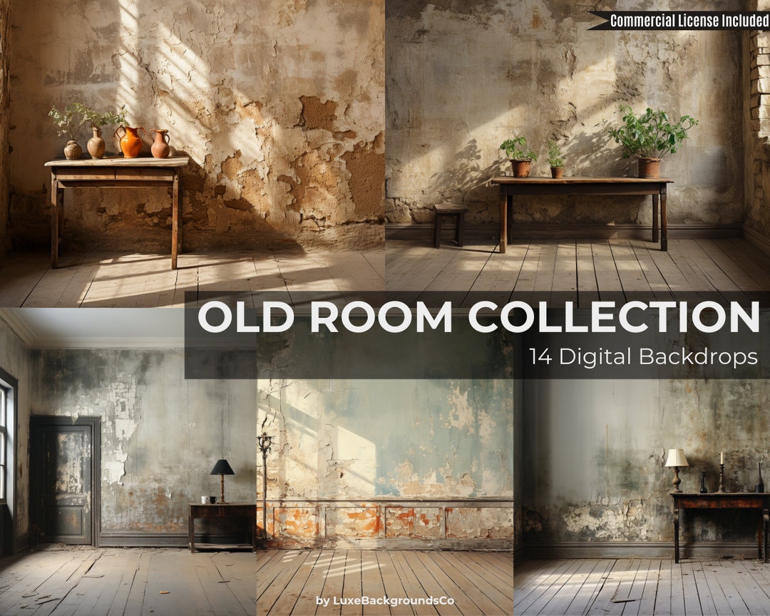 14 Old Room Studio Backdrops,vintage Backdrop,maternity Background ...