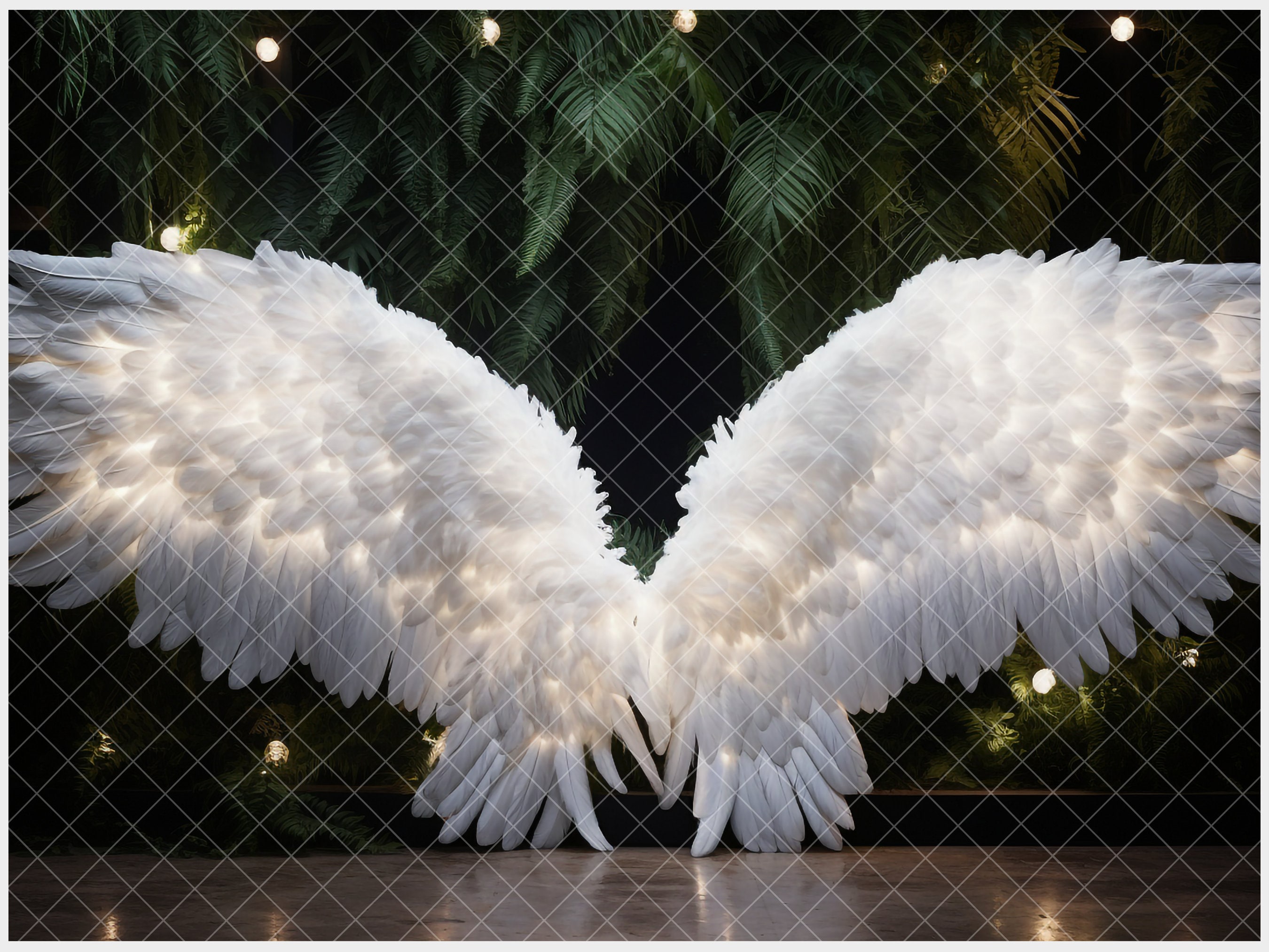 10 Angel Wings Digital Backdrops,fine Art Textures,photoshop Overlays ...