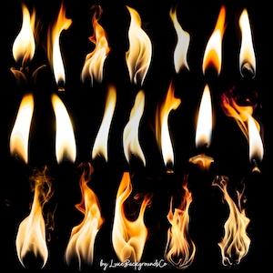 200 Flame PNG Overlays, Fire Overlay for Editing, Spark Overlays ...
