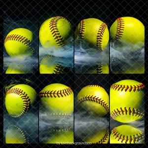 SOFTBALL Commemorative: 55 Softball Themed Backgrounds for DIY Projects ...