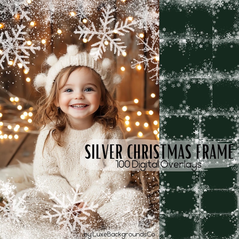 Christmas Psd Photo Frames - Etsy