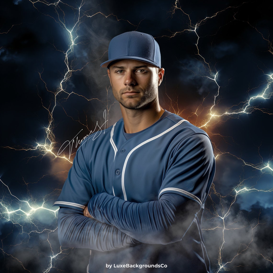 12 Mesmerizing Lightning Digital Backdrops, Sport Digital Backdrop ...
