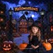 30 Halloween Town Backdrop, Trick or Treat, Spooky Village Backdrop ...