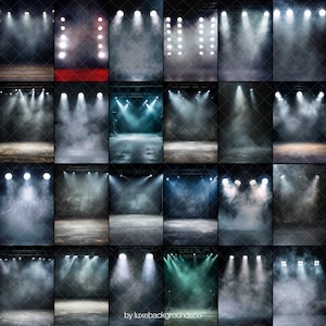 100 Spotlight Stage Photography Backdrop, Sport Grunge Backdrop, Studio ...