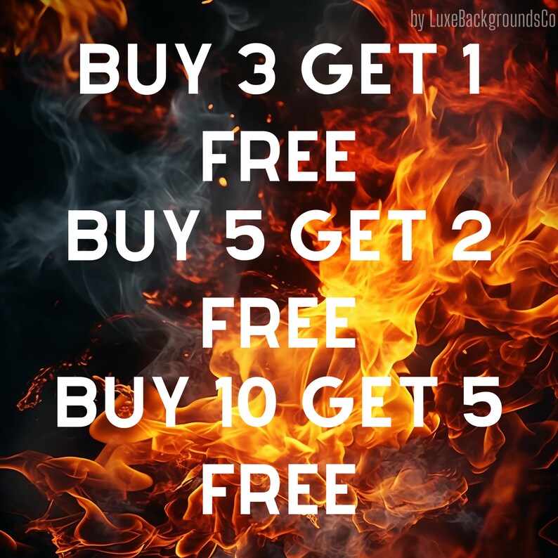 14 Fire and Smoke Digital Backdrops, Fire Overlays, Photoshop Overlays ...