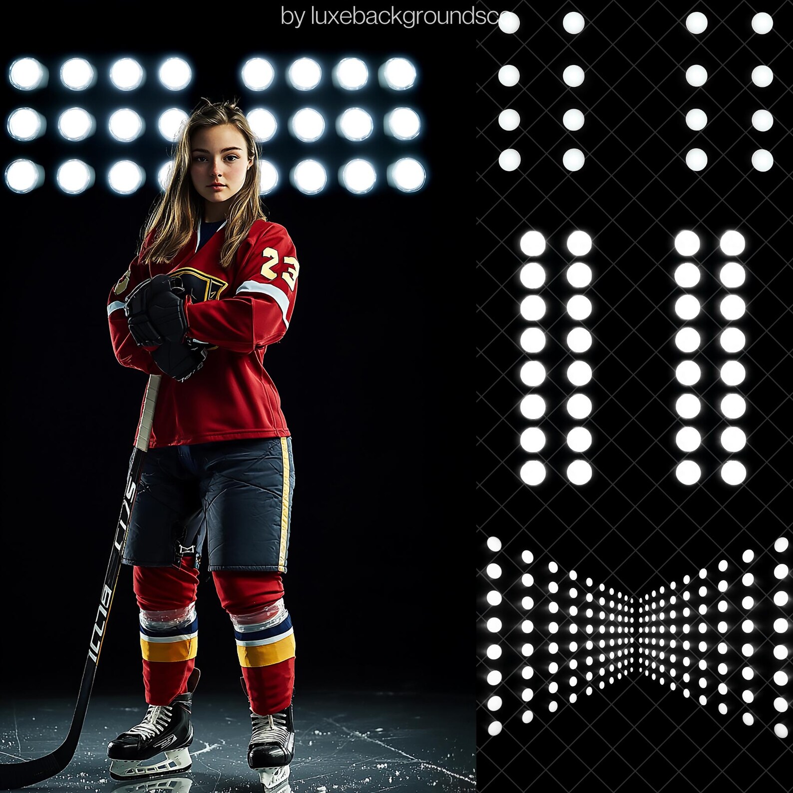 200 Spotlight Overlays for Sports, Digital Light Overlays for Photoshop ...