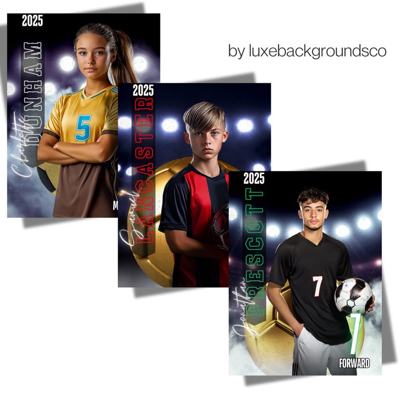 Editable Soccer Poster Templates,canva Senior Night Banners ...