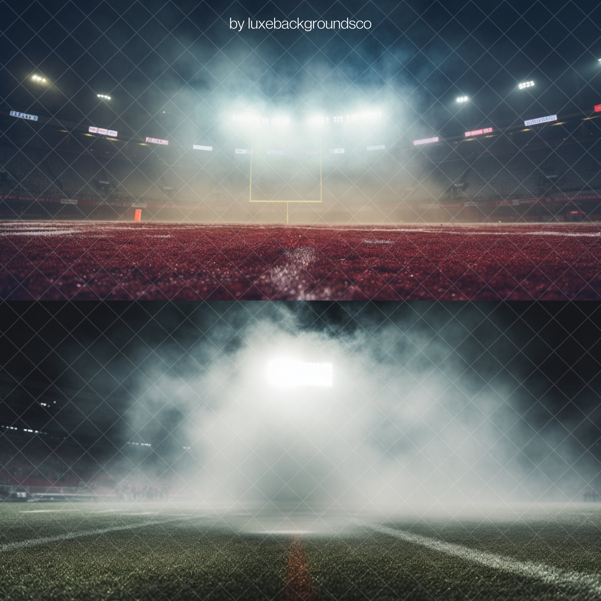 40 American Football Field Backdrop, Football Professional Banner ...