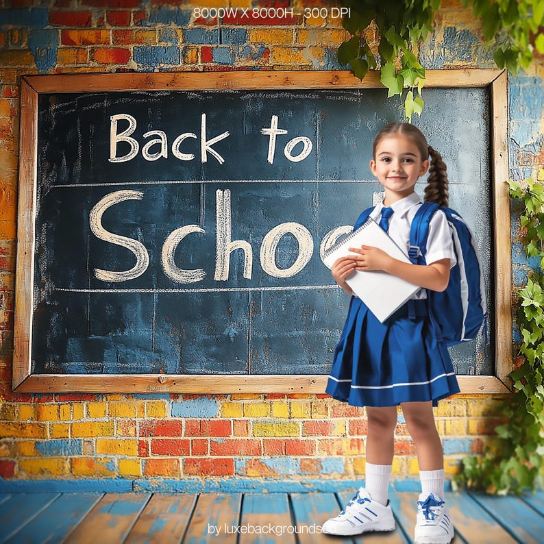 60 Back to School Backdrops, School Backgrounds, First Day of School ...