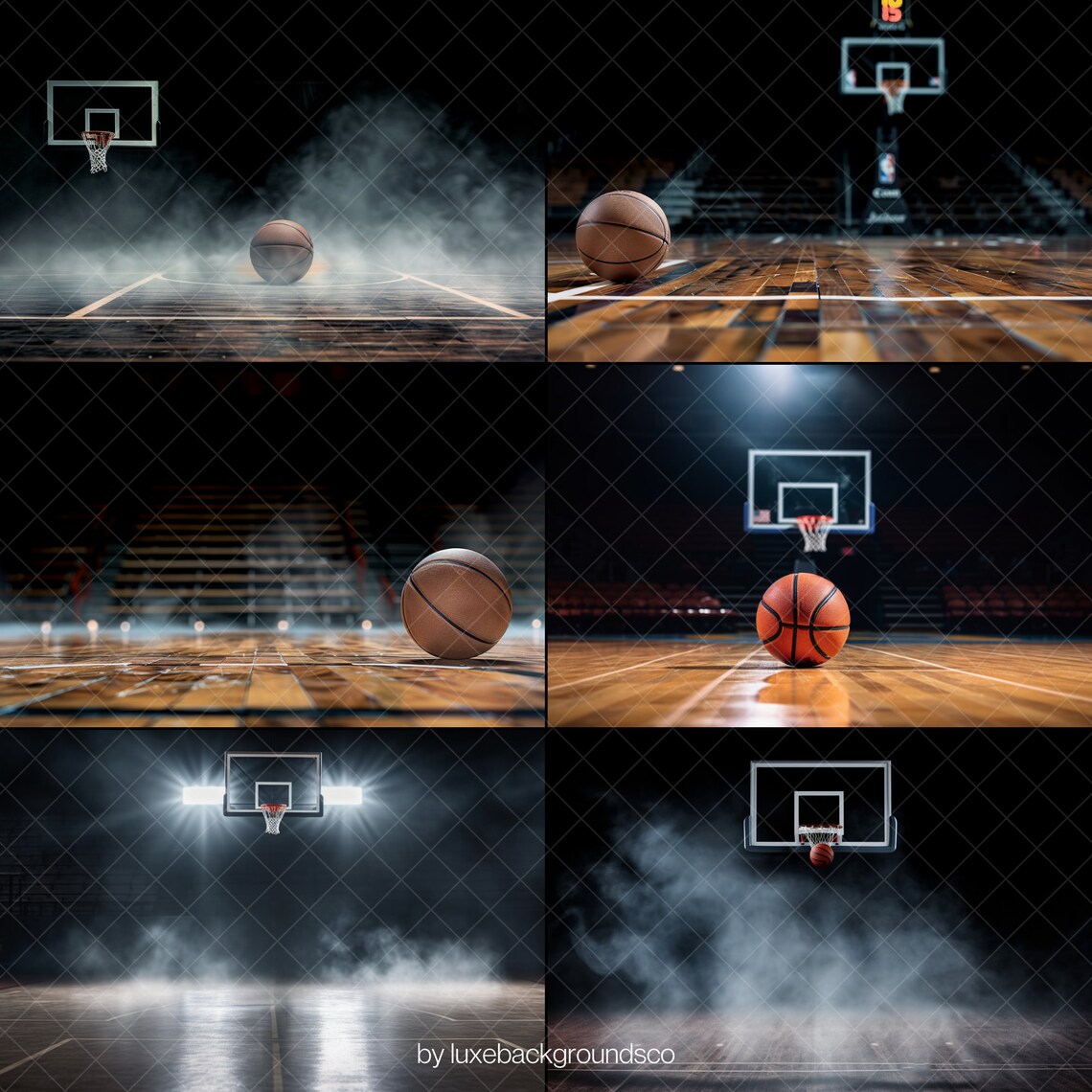 150 Basketball Digital Backdrops, Sport Backdrops, Basketball ...