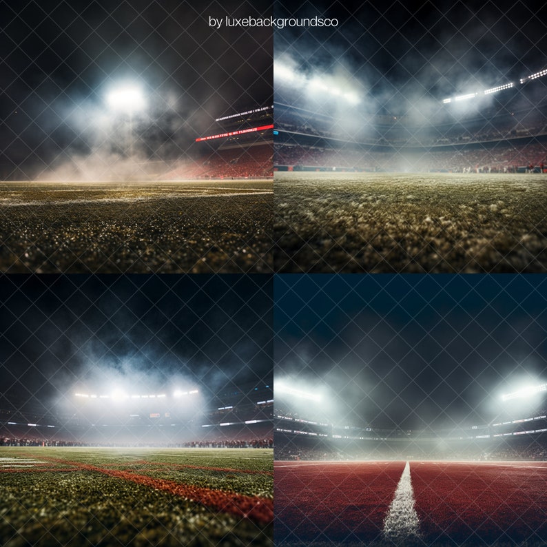 40 American Football Field Backdrop, Football Professional Banner ...