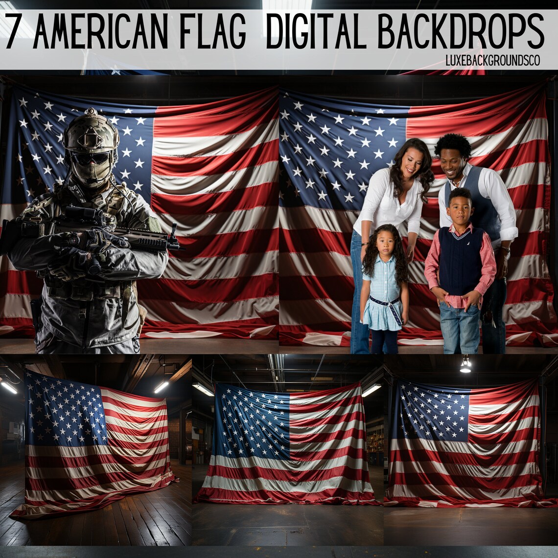 4th of July Digital Backdrops,independence Day,memorial Day,photoshop ...