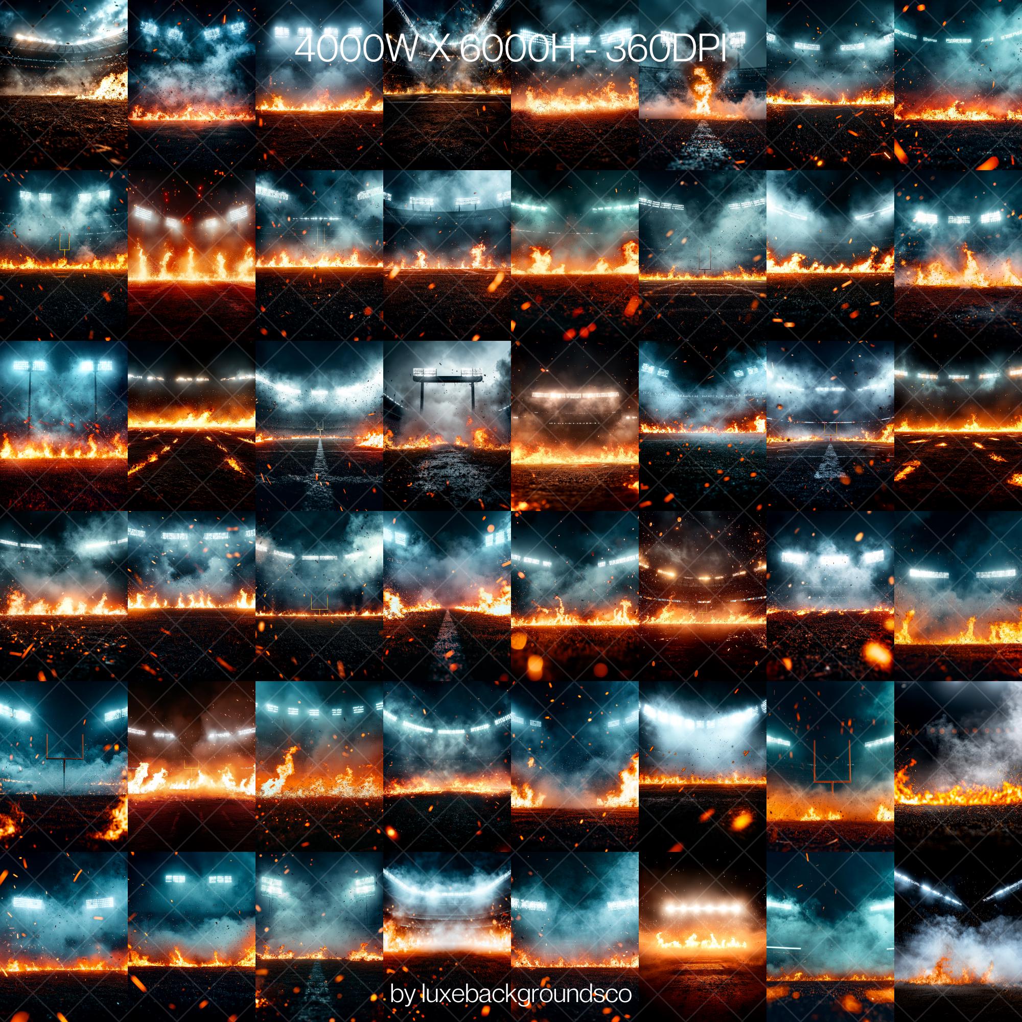 180+ Digital American Football Stadium Fire Scenes,football ...