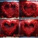 60 Red Heart Flowers Arch Stage Backdrops,valentine's Day Rustic ...