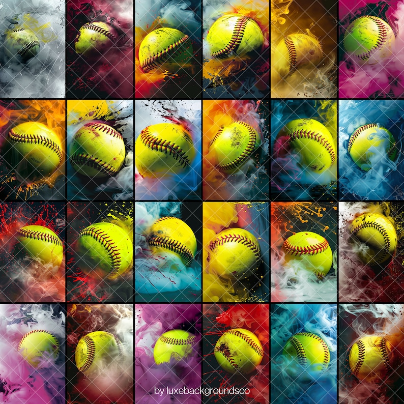 180+ Softball and Baseball Ball Backgrounds, Sport Template for ...