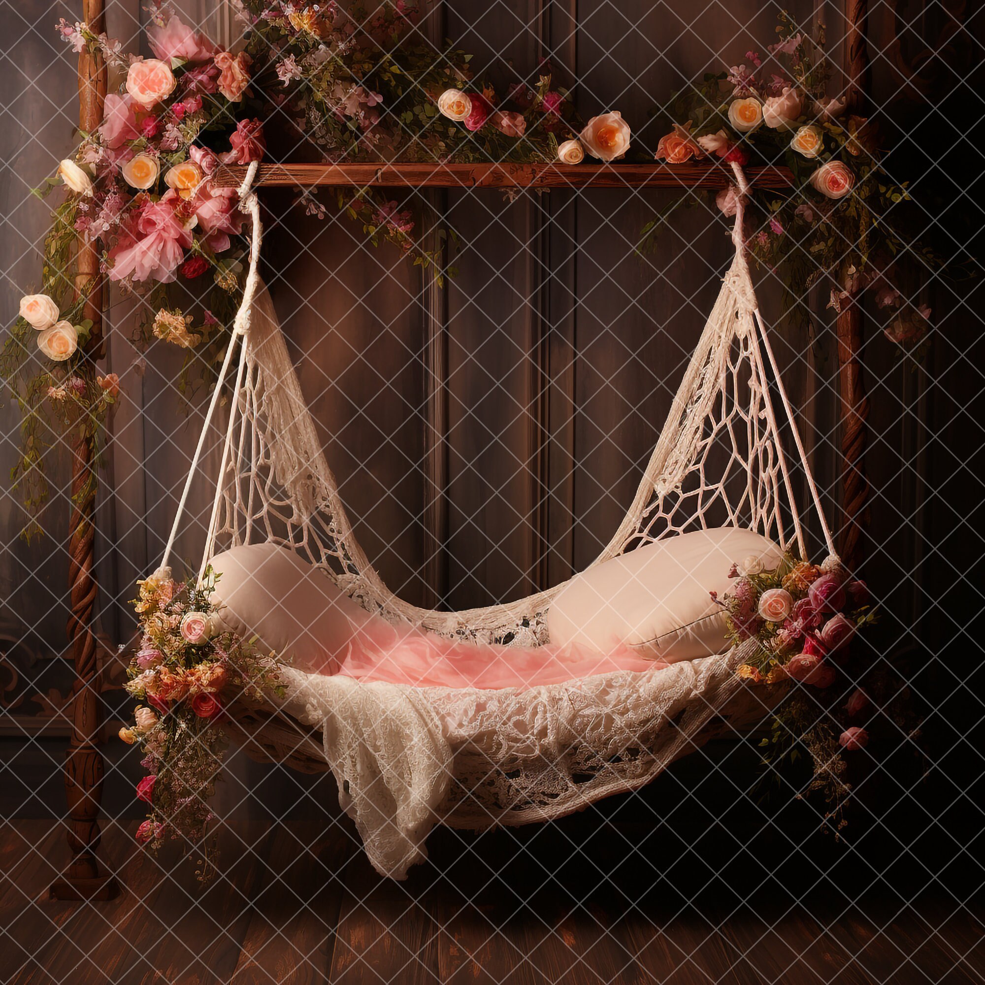 7 Princess Newborn Backdrop, Floral Newborn Background,newborn ...