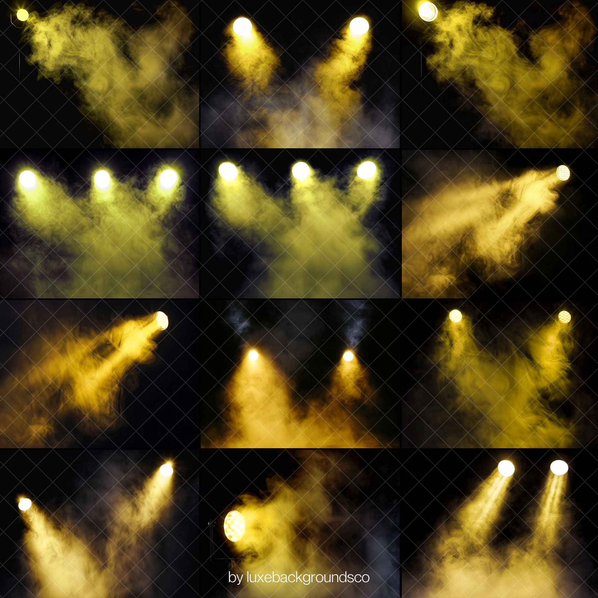 100 Yellow Fog and Light Digital Background, Perfect as Sport ...