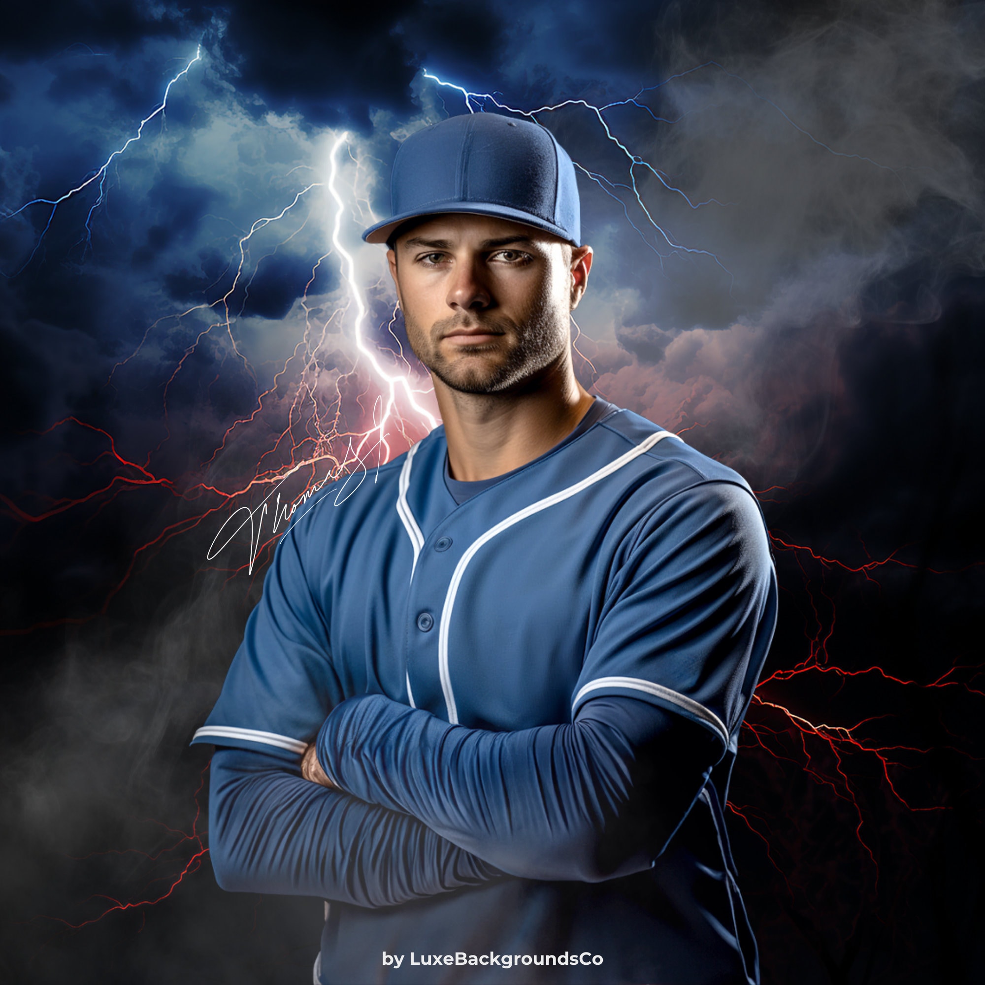 12 Mesmerizing Lightning Digital Backdrops, Sport Digital Backdrop ...
