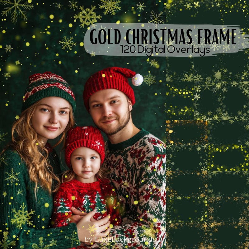 Christmas Overlay - Etsy