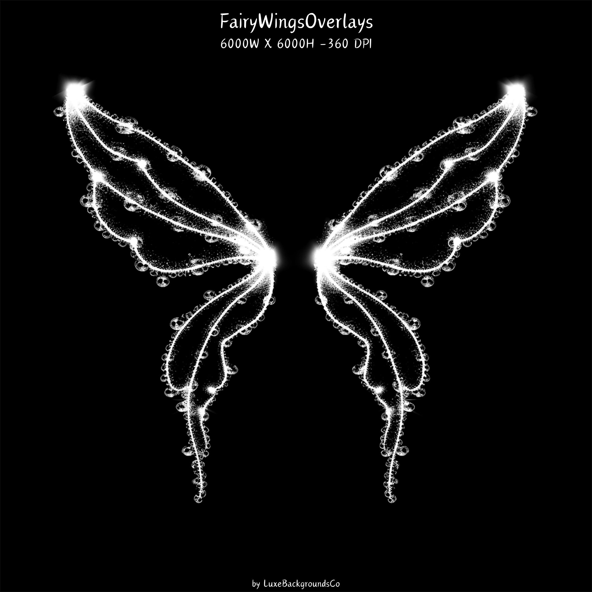 25 Fairy Wings Overlay 1, Butterfly Wing Overlay, Fairy Clipart Png ...