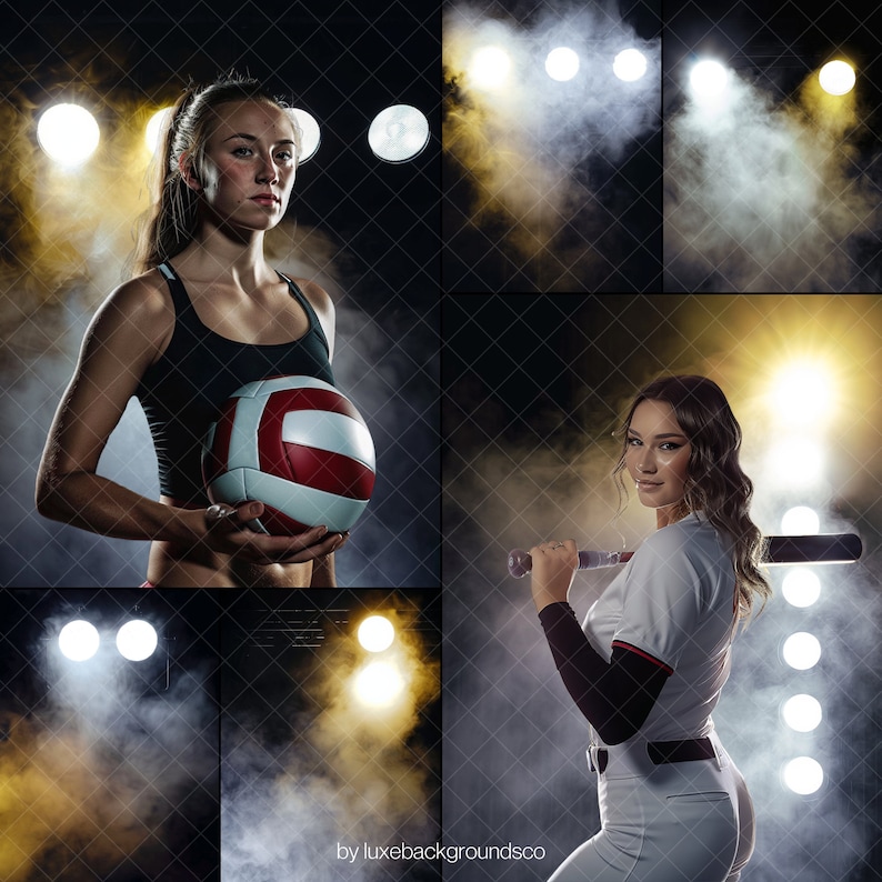 100 Yellow Fog and Light Digital Background, Perfect as Sport ...