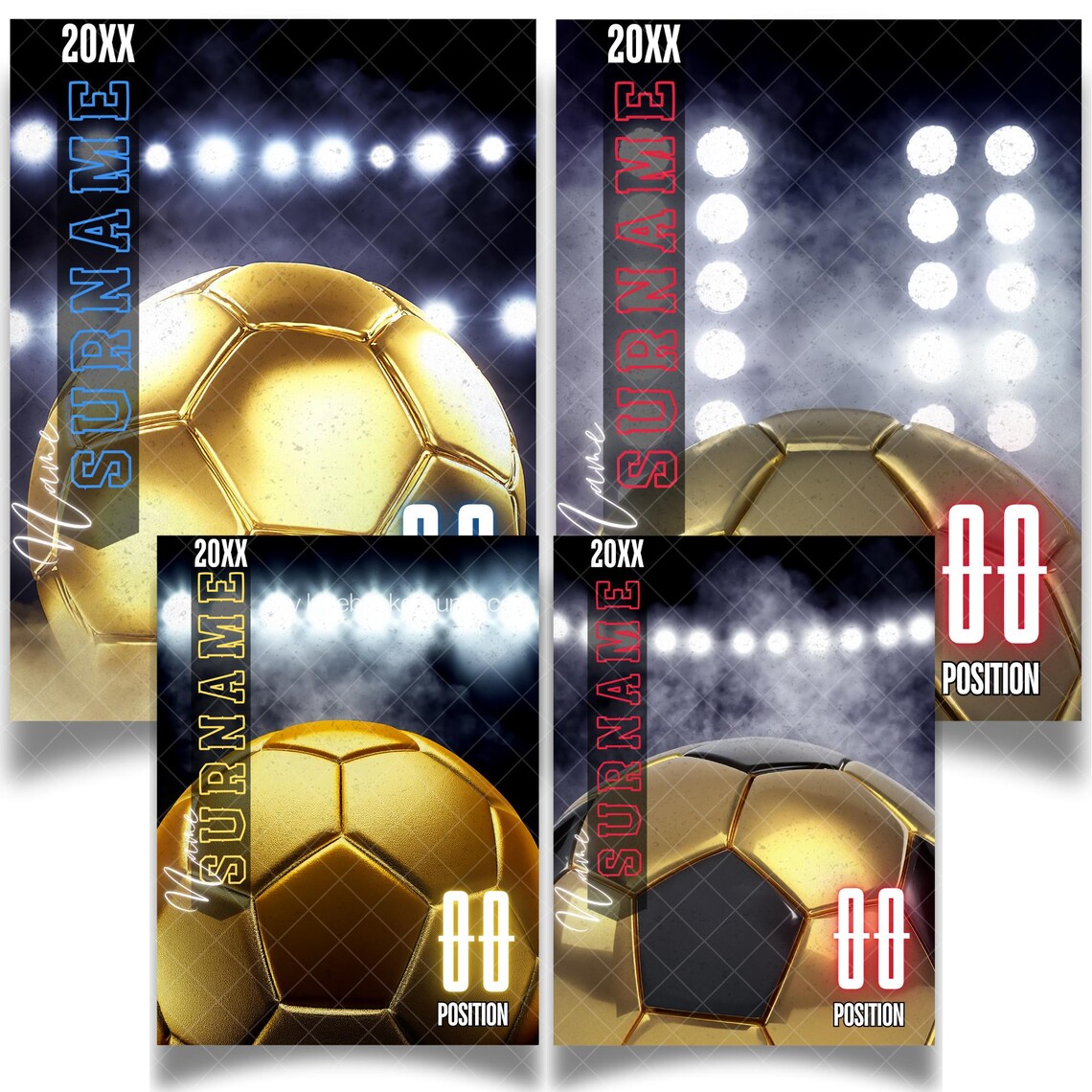 Editable Soccer Poster Templates,canva Senior Night Banners ...