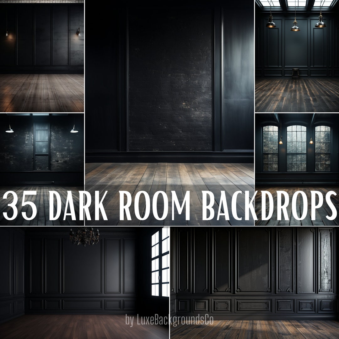 35 Elegant Dark Room Backdrops, Black Room Backgrounds, Studio ...
