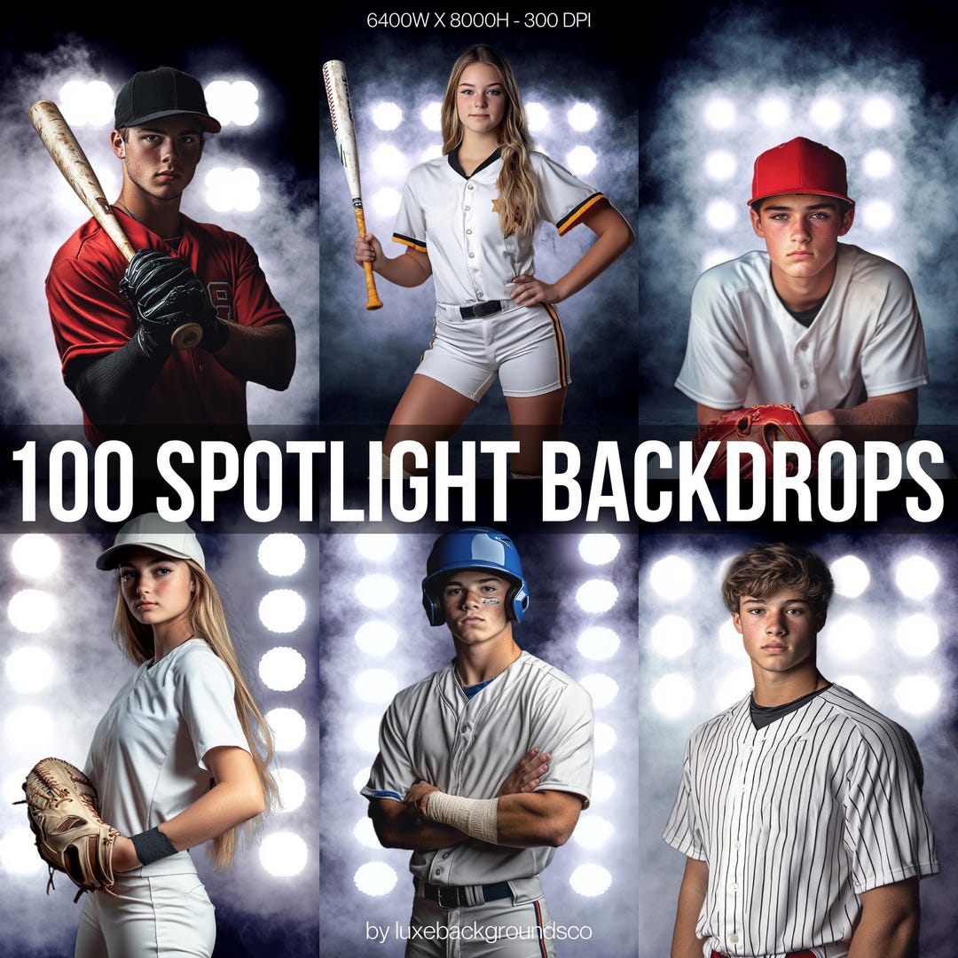 100 Spotlight Background for Sport Portrait Photography, Fog - Light ...