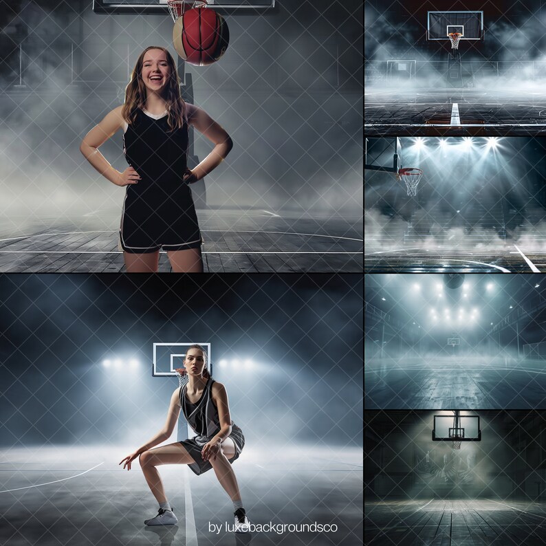 150 Basketball Digital Backdrops, Sport Backdrops, Basketball ...