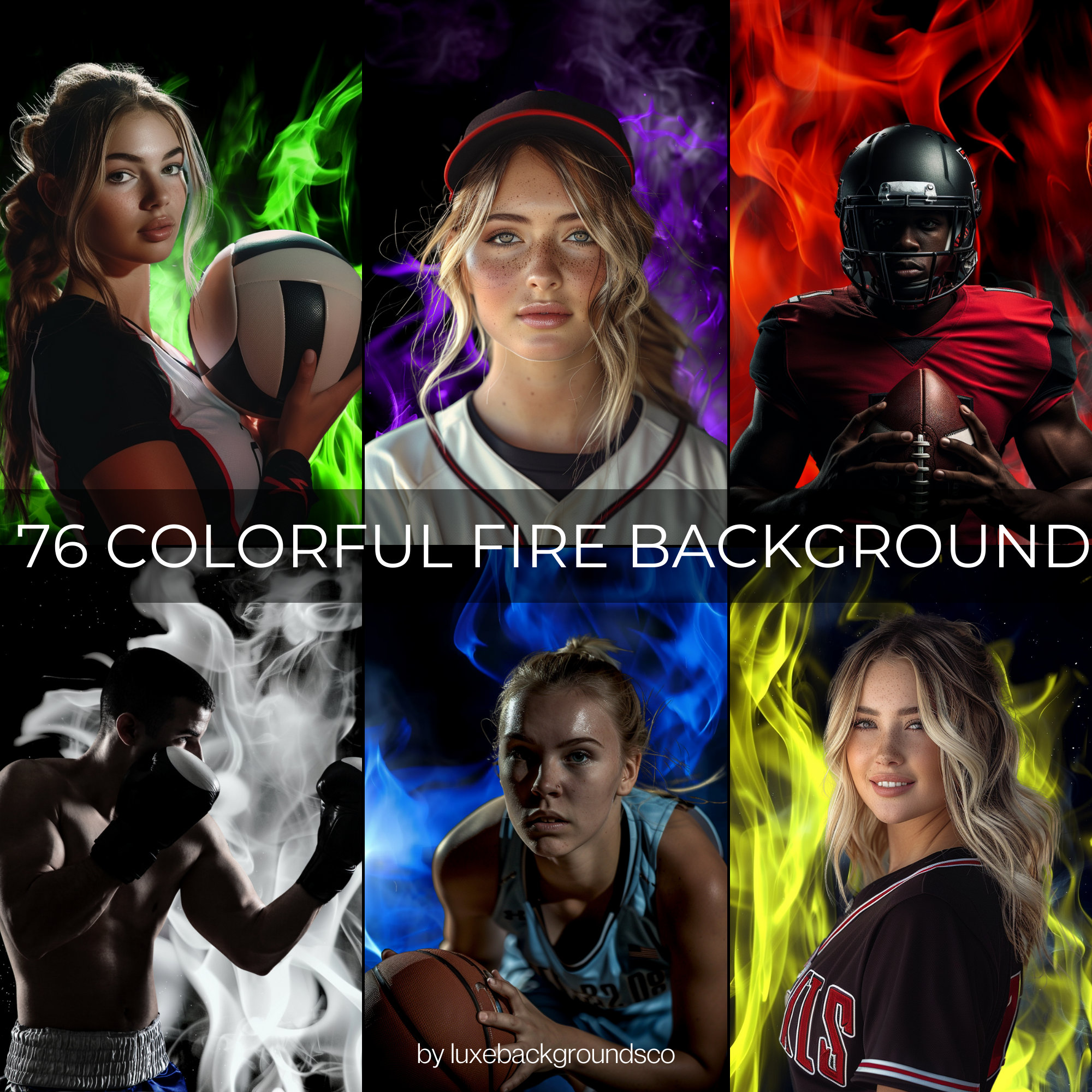 76 Colorful Fire Background,background for Basketball,softball ...