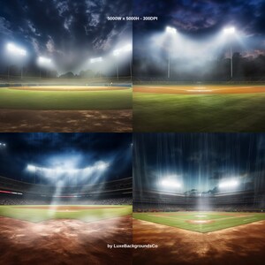 21 Baseball Field Background, Baseball Digital Backdrop, Baseball ...