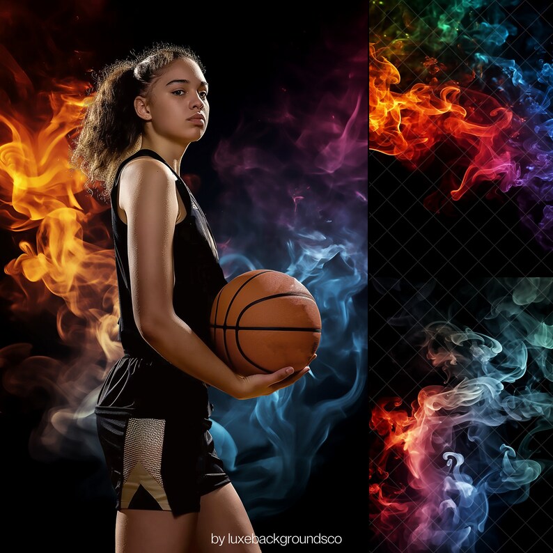 130 Colored Smoke Photography Backgrounds, Sport Poster for Football ...