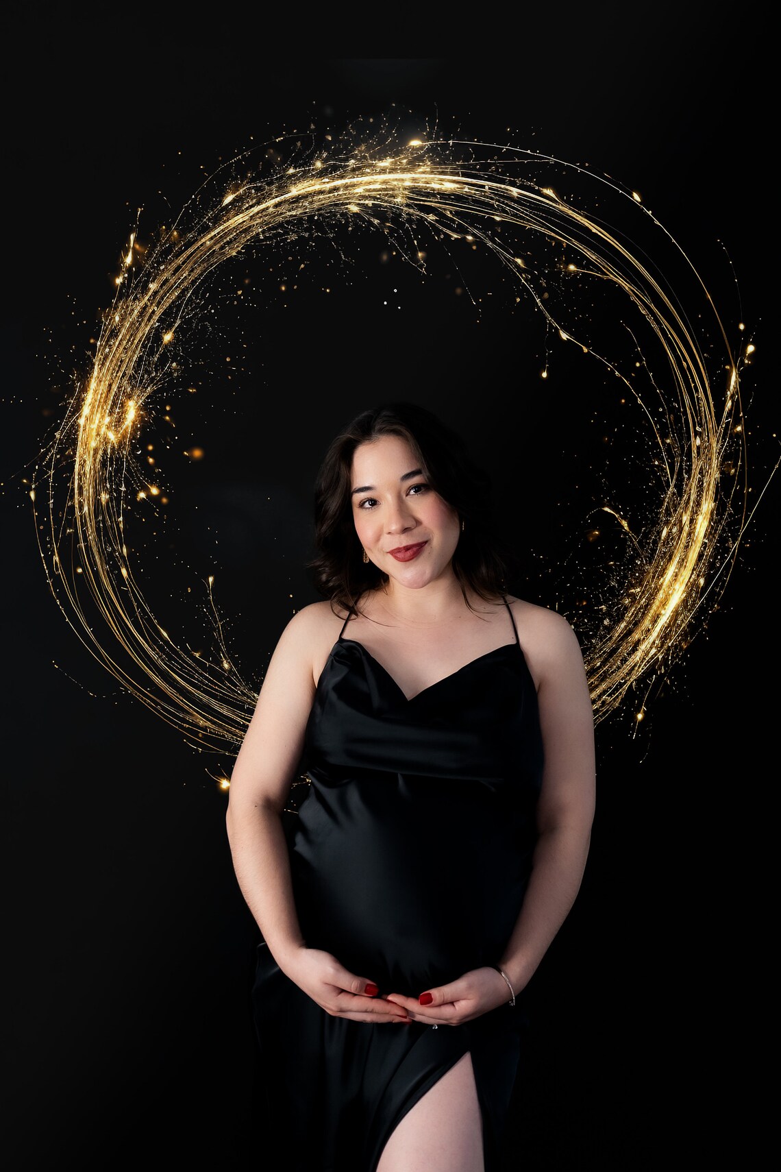 17 Golden Circle Overlay, Photoshop Overlays, Maternity Golden Ring ...