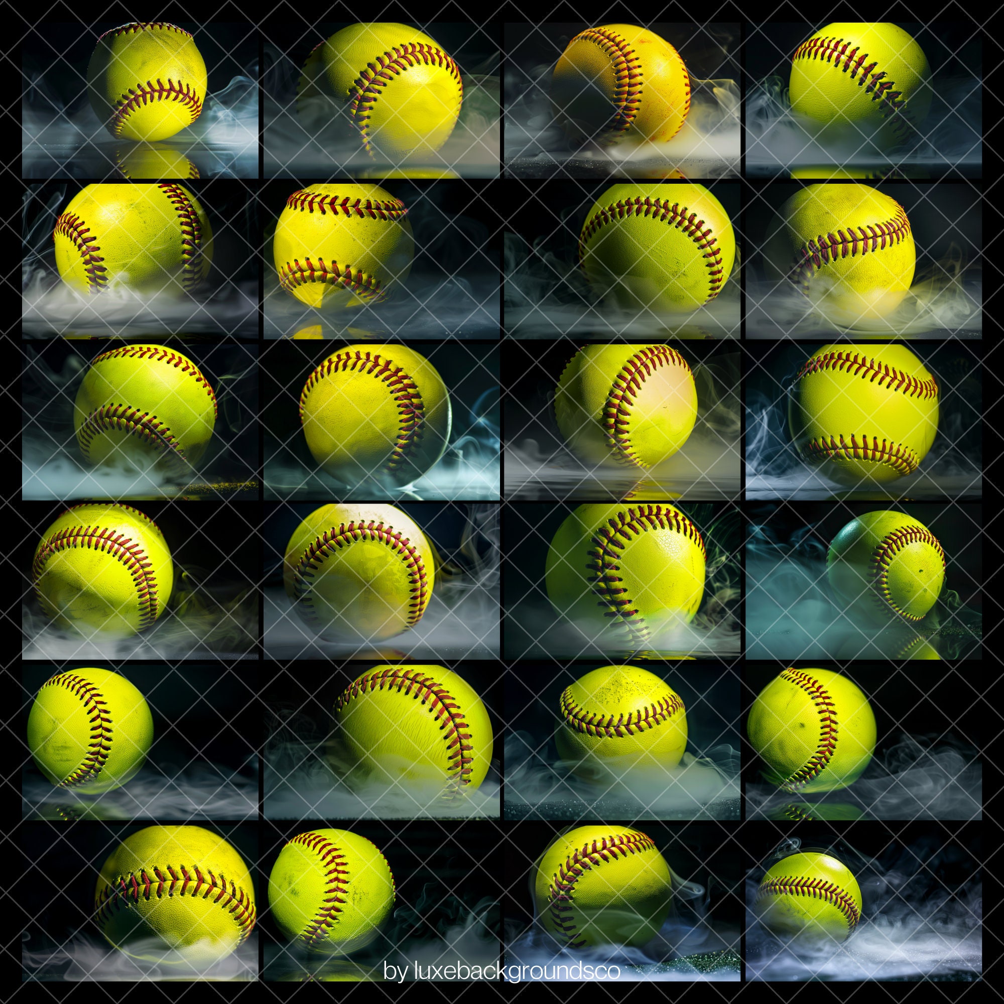 SOFTBALL Commemorative: 55 Softball Themed Backgrounds for DIY Projects ...