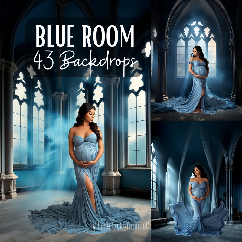 Blue Backdrop Nursery - Etsy