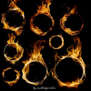 200 Flame PNG Overlays, Fire Overlay for Editing, Spark Overlays ...