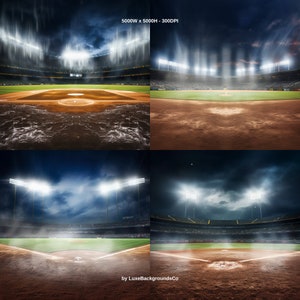 21 Baseball Field Background, Baseball Digital Backdrop, Baseball ...