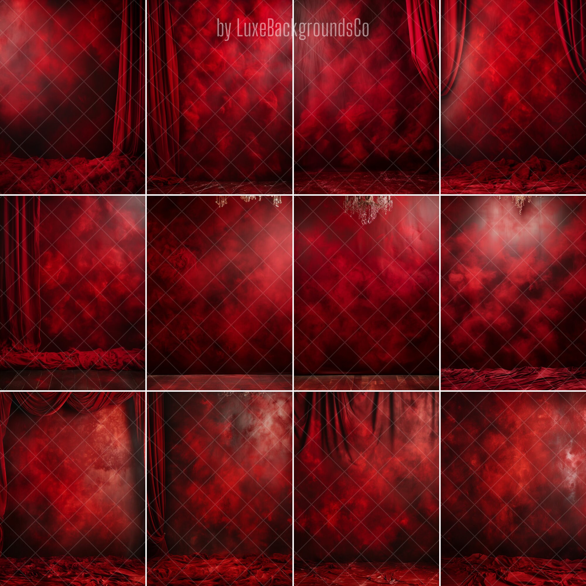 100 Stunning Red Studio Backdrops, Old Master Photography Backdrops ...