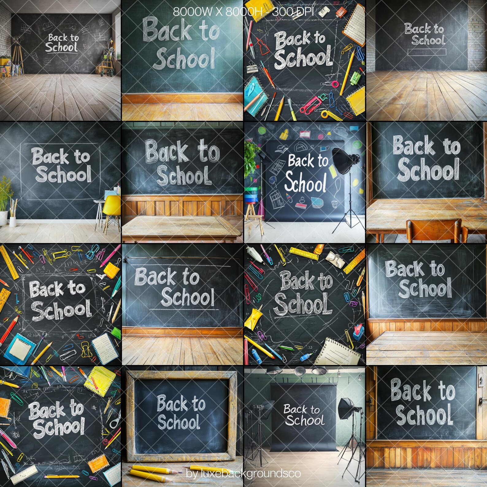 60 Back to School Backdrops, School Backgrounds, First Day of School ...