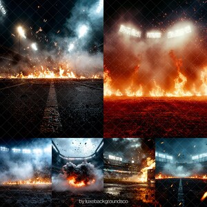 180+ Digital American Football Stadium Fire Scenes,football ...