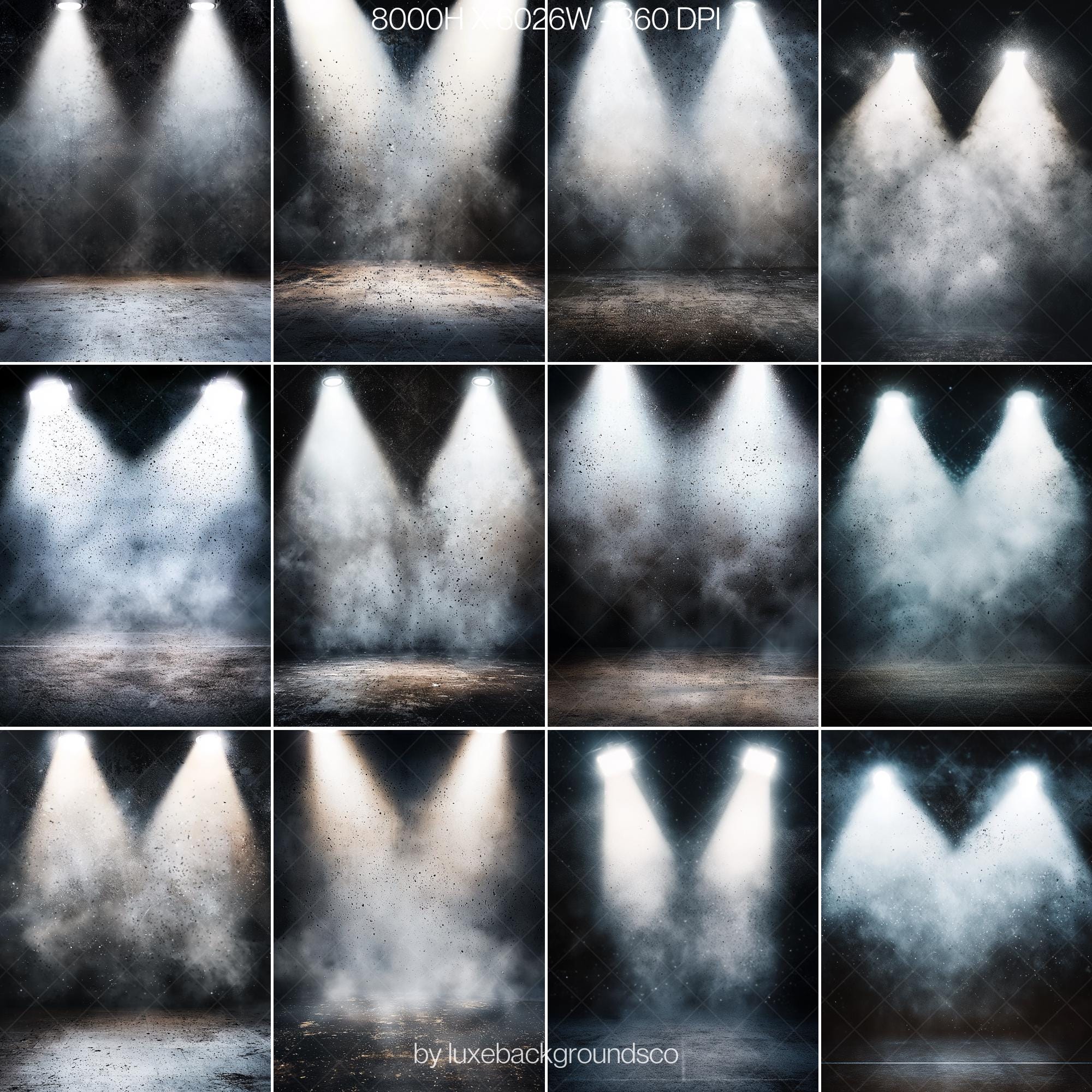 60 Dramatic Spotlight Backdrop,dark Stage Bright Spotlight,white Studio ...