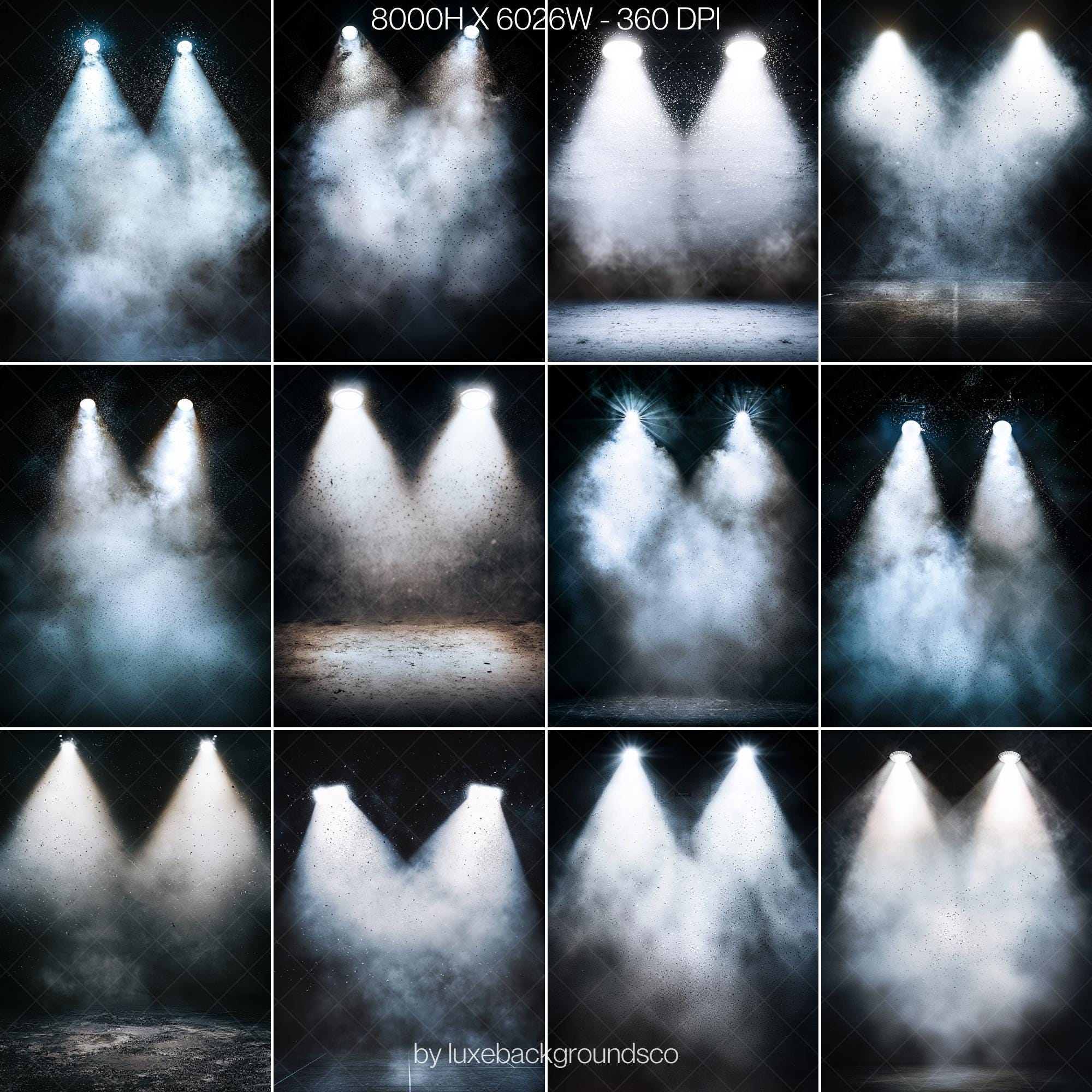 60 Dramatic Spotlight Backdrop,dark Stage Bright Spotlight,white Studio ...
