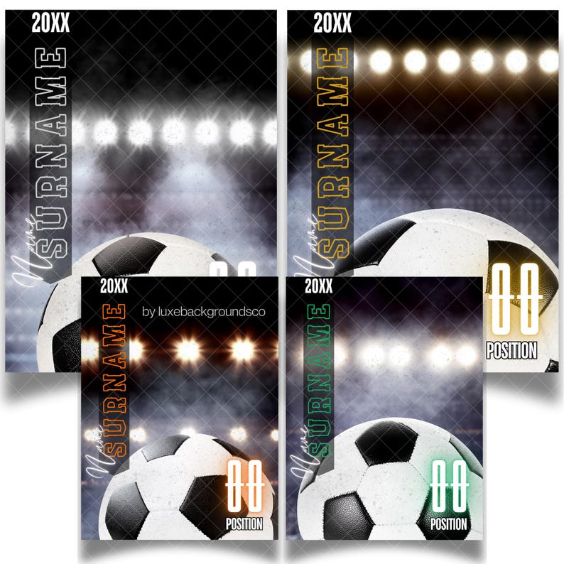 Editable Soccer Poster Template,canva Senior Night Banner,personalized ...