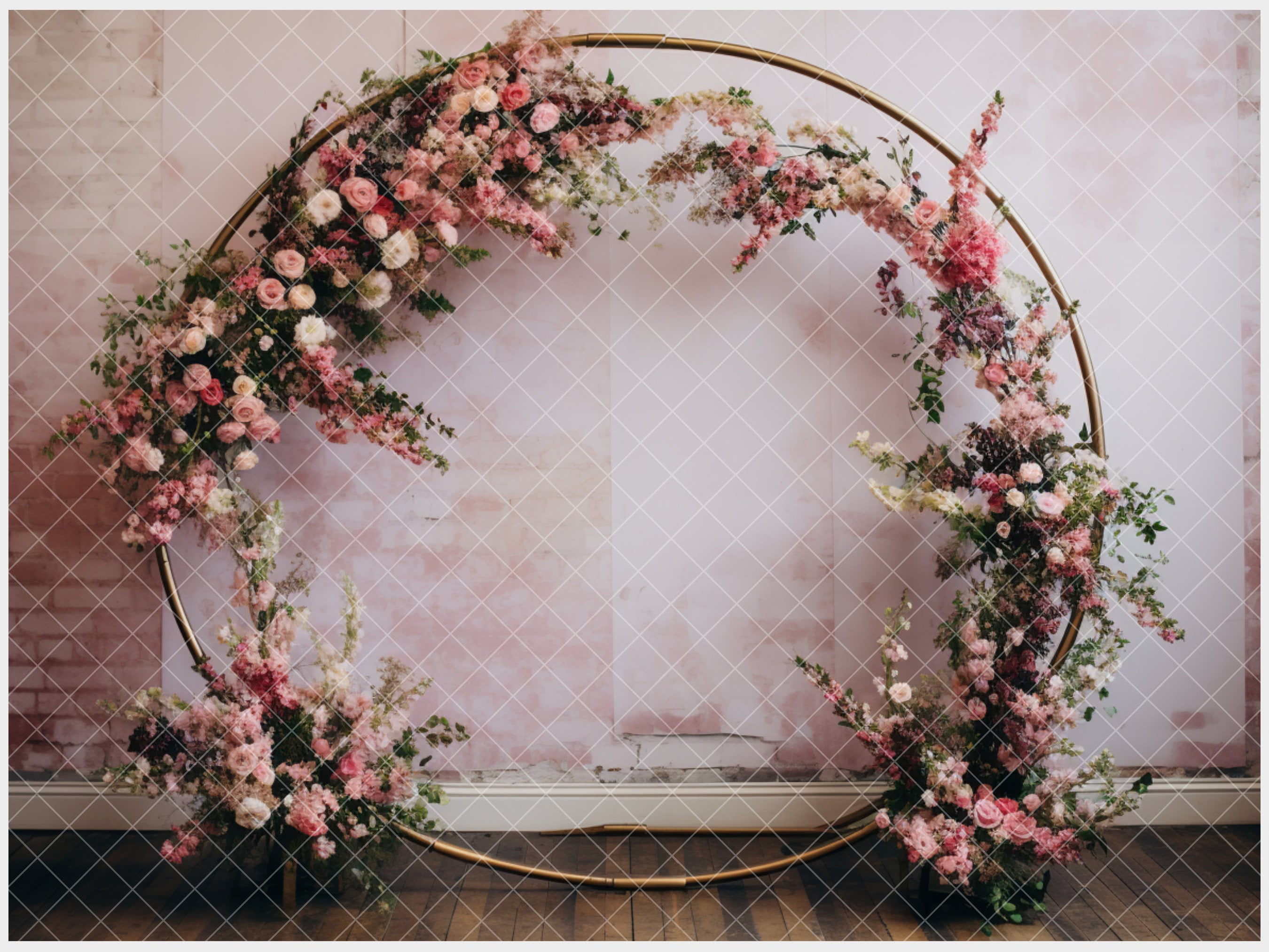 10 Floral Hoop Backdrop, Pregnancy Photoshoot Prop, Maternity Floral ...