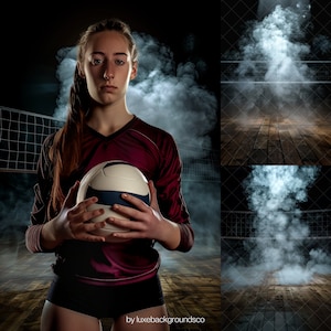 110 BUNDLE Volleyball Digital Backdrops, Perfect as Sports Background ...
