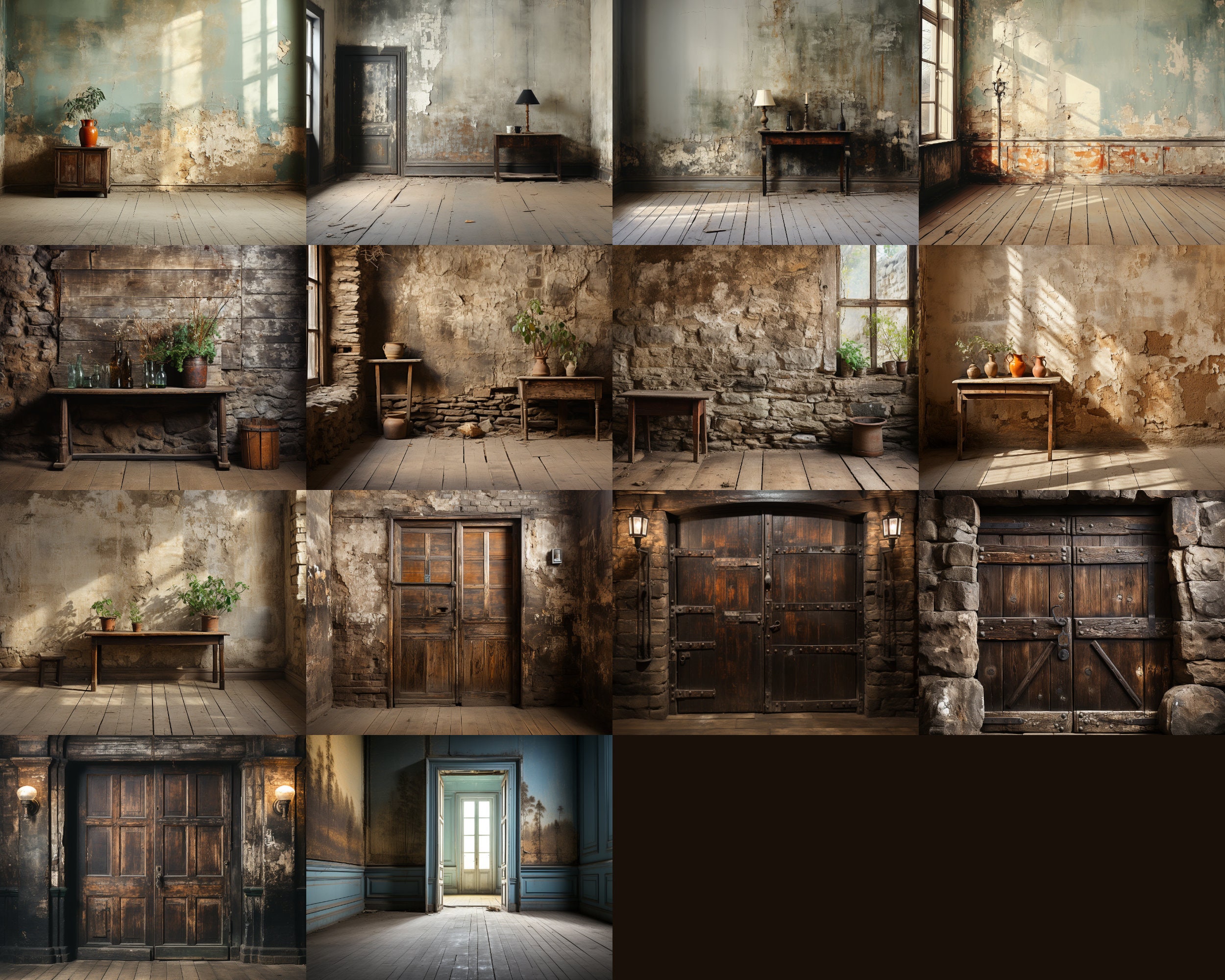 14 Old Room Studio Backdrops,vintage Backdrop,maternity Background ...