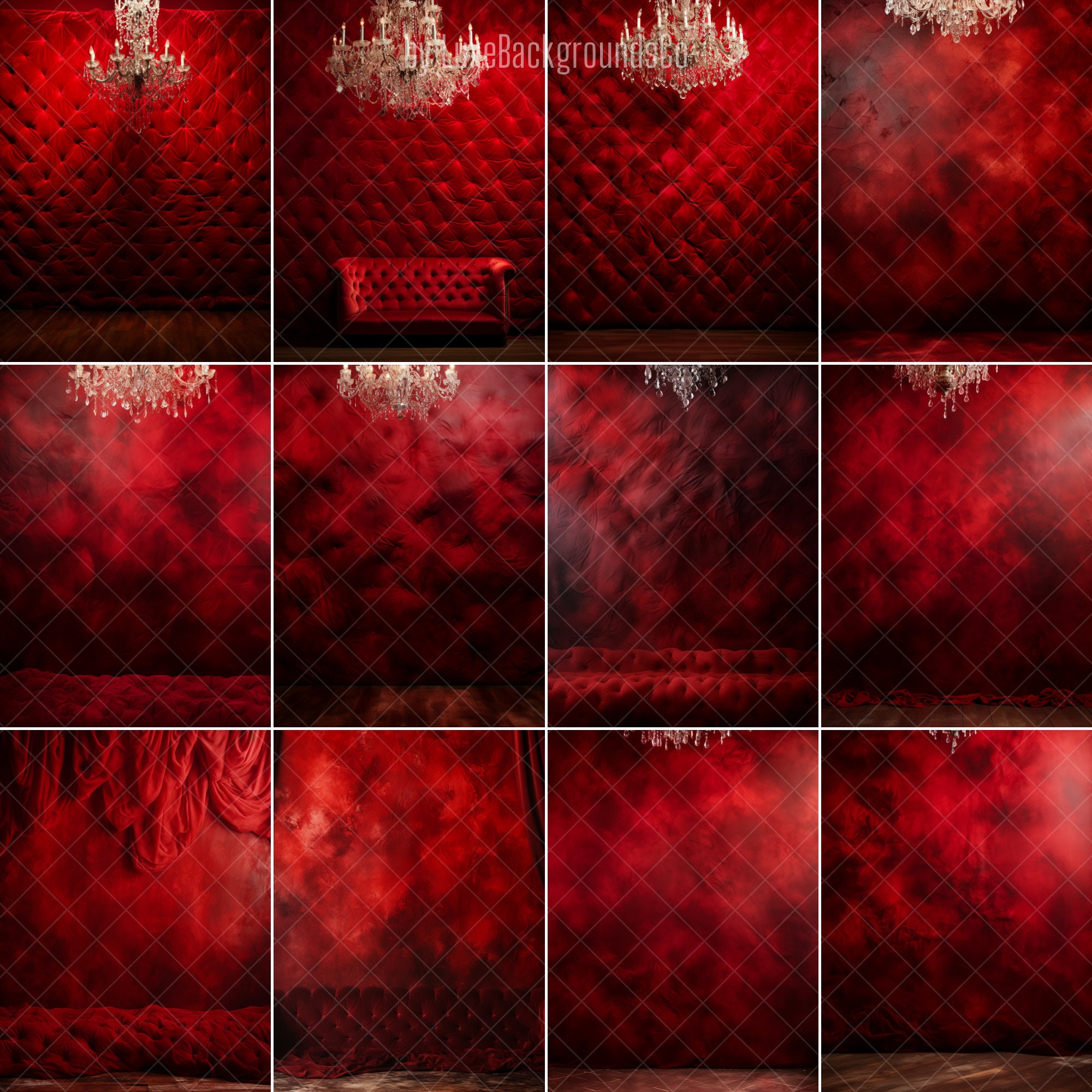 100 Stunning Red Studio Backdrops, Old Master Photography Backdrops ...
