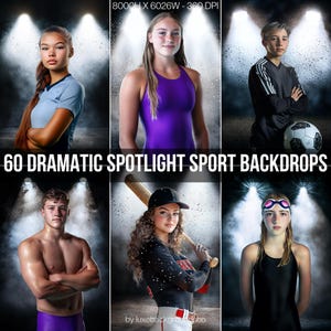 60 Dramatic Spotlight Backdrop,dark Stage Bright Spotlight,white Studio ...